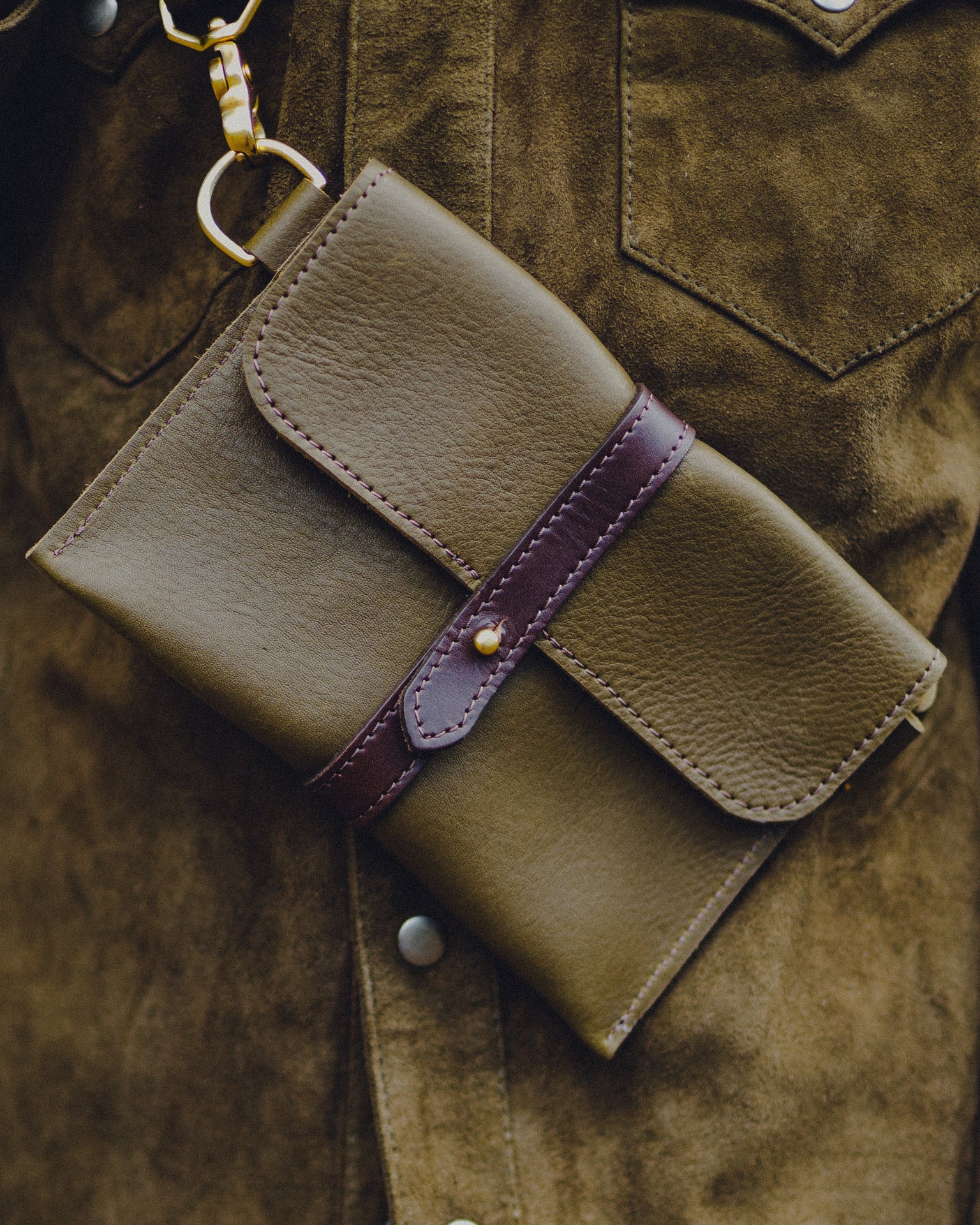 Handmade Genuine Leather Pouch Hip Bag– Crossbow